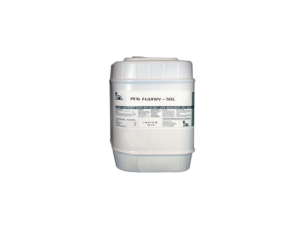 Indium Solder FLUXWV-84471-5G - Wave Solder Flux, Rosin, No-Clean, 3.63 ...