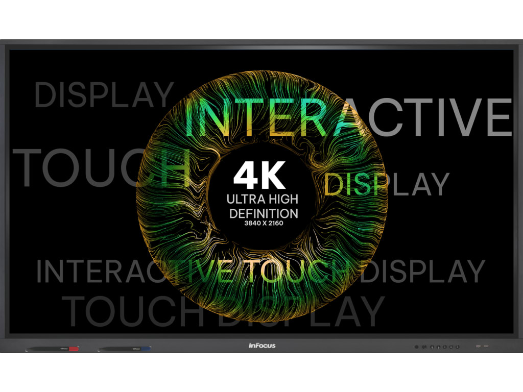 InFocus INF8640e - 86" 4K JTouch 40 Interactive Screen, 20 Touch Points ...