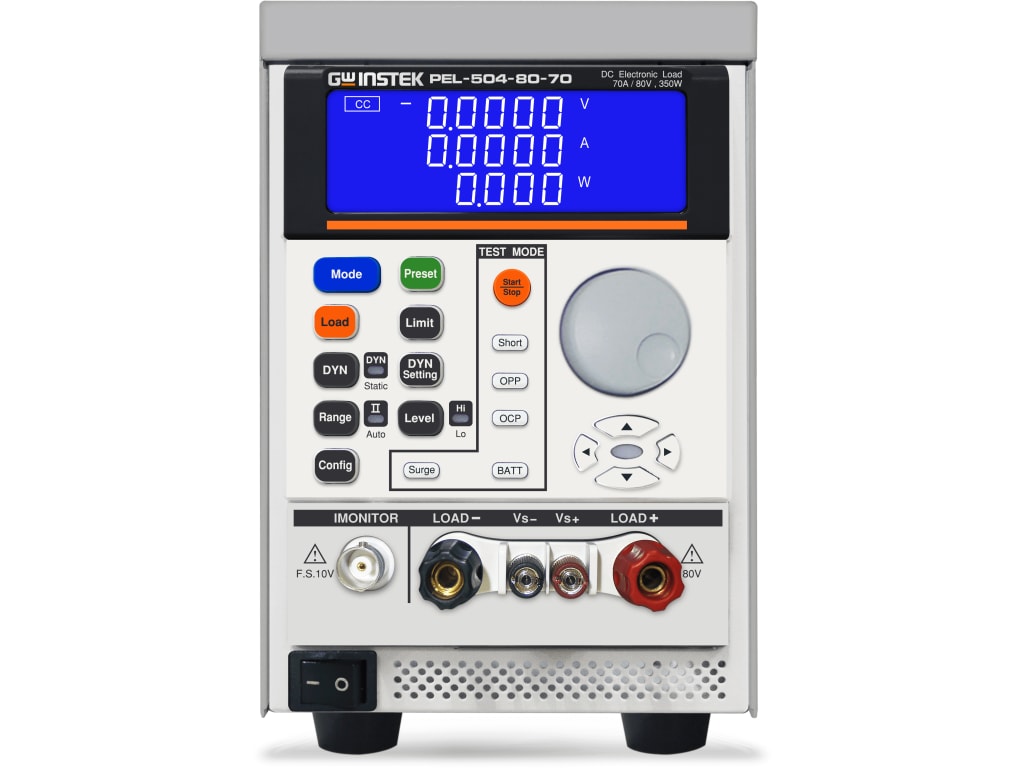 Instek PEL-504-80-70 - Programmable DC Load (80V/70A/350W) | TEquipment