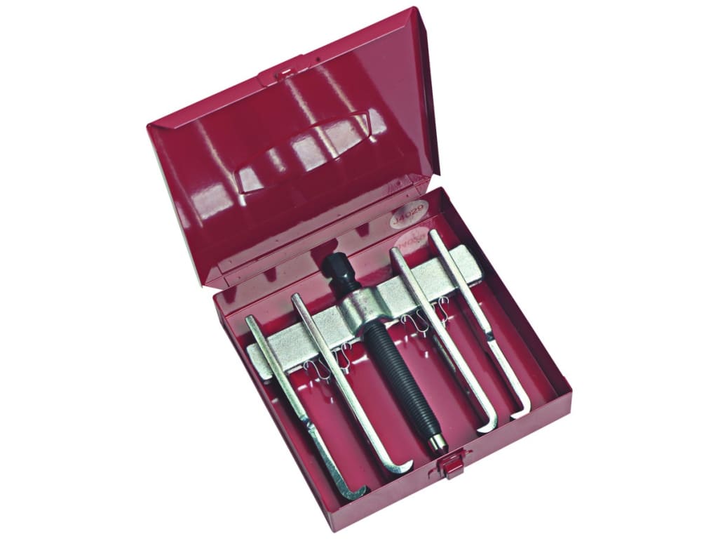 Proto J4212SJB - Jaw Puller Set, 6in, 4in Reach, 6 Ton, 2-Way Cross Arm ...