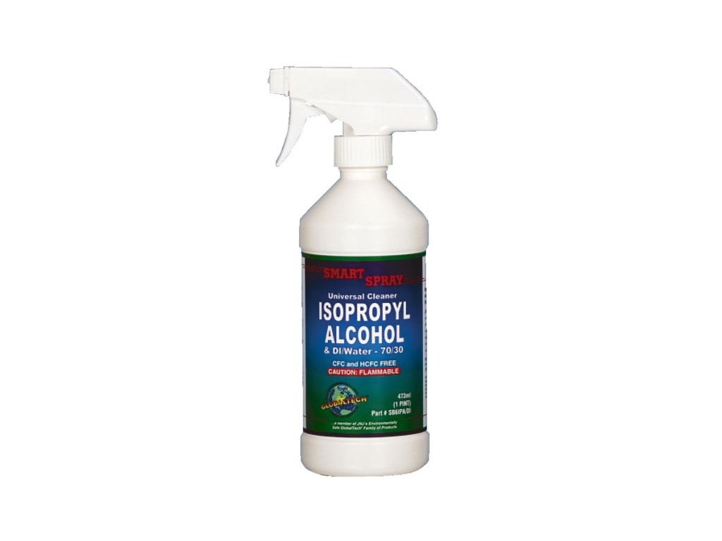 JNJ Industries SB6IPA/DI - Isopropyl Alcohol and DI Water, 1 Pint Trigger Spray | TEquipment