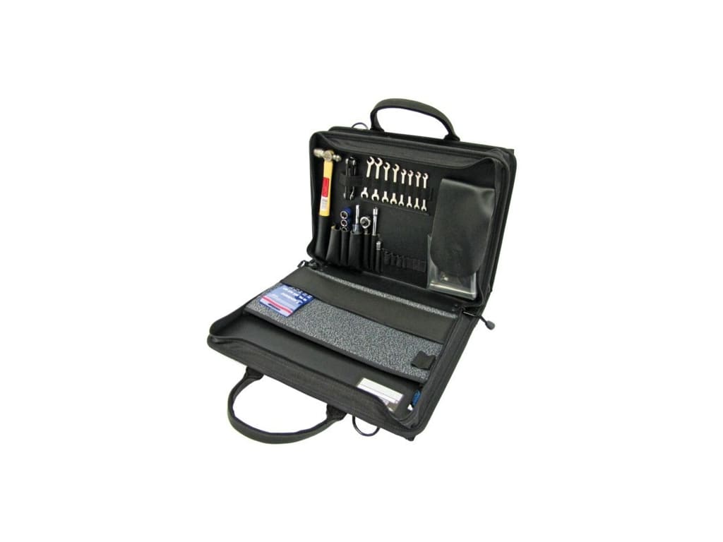 Jensen Tools JTK-17BL - Electronics MRO Tool Kit, Double-Side Black ...
