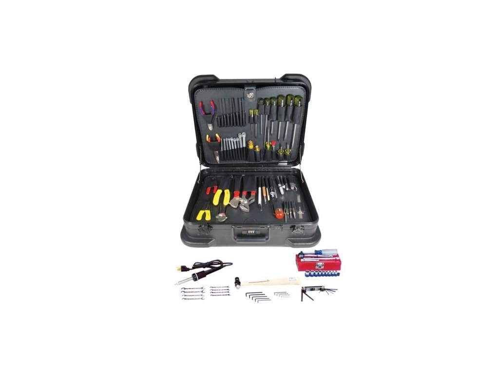 Jensen Tools JTK-17RB - Electronics MRO Tool Kit, General, 17.75" x 14.5" x 9" | TEquipment