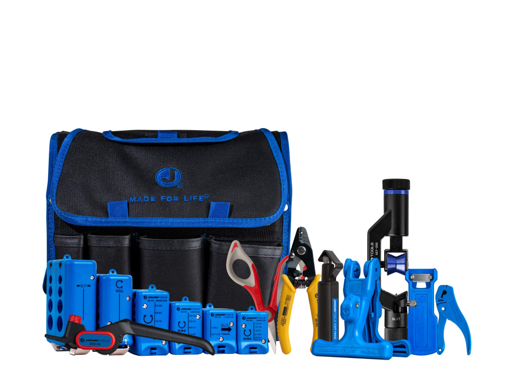 Jonard Tools TK-107 - Fiber Optic Mid Span Slit & Ring Tool Kit (1.2 mm ...