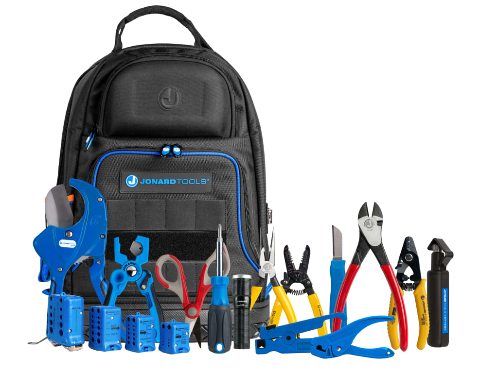 Jonard Tools TK-179B - Advanced Backpack Fiber Prep Kit | TEquipment