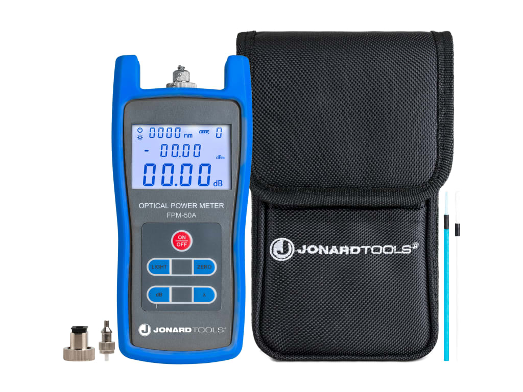 Jonard FPL-5050 - Fiber Power Meter & Optical Light Source Kit (-50 to ...