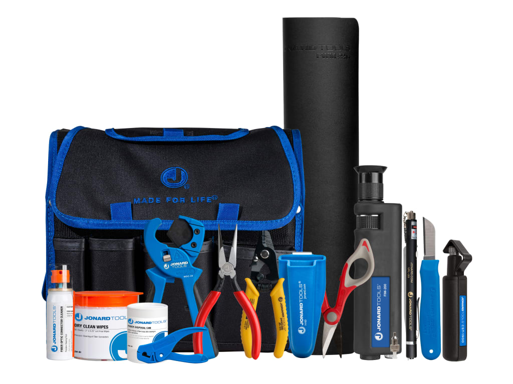 Jonard TK-615 - Advanced Fiber Optic Prep & Clean Kit | TEquipment