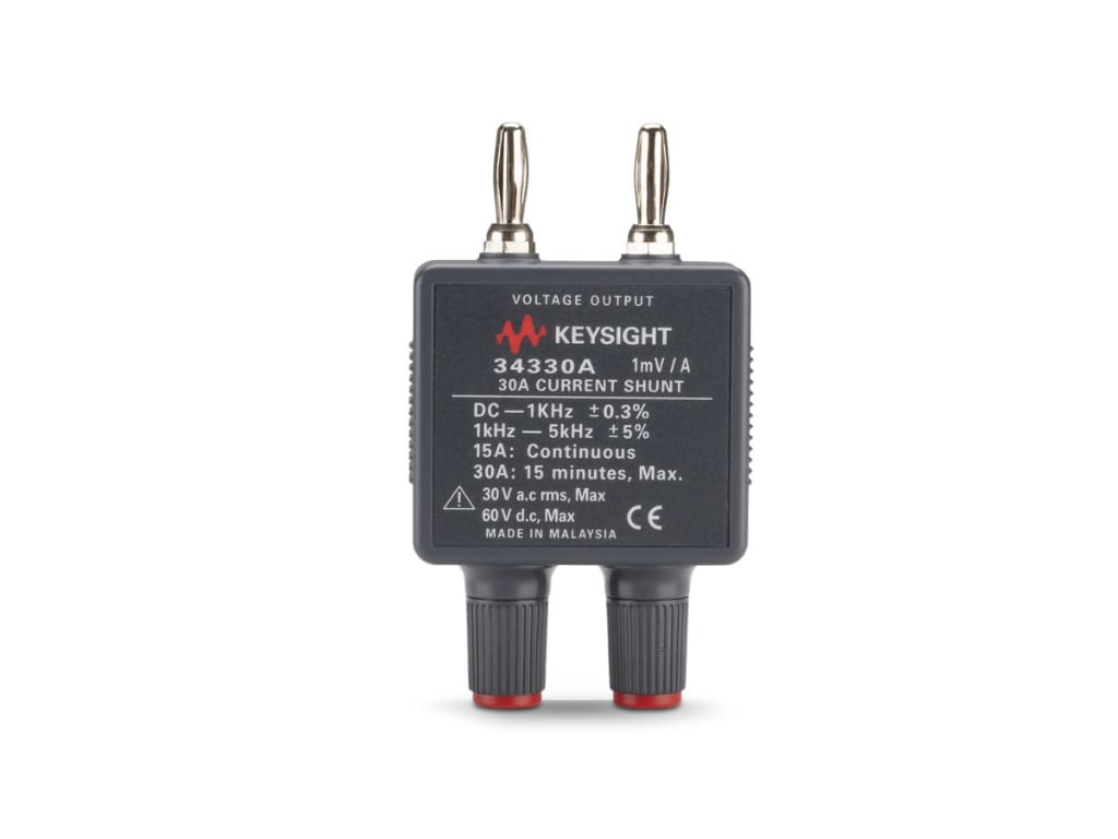 Keysight 34330A - 30 Amp Current Shunt for DMMs | TEquipment