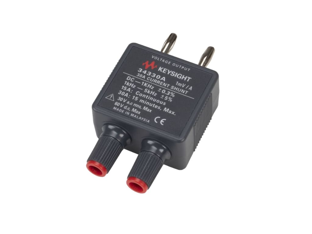 Keysight 34330A - 30 Amp Current Shunt for DMMs | TEquipment