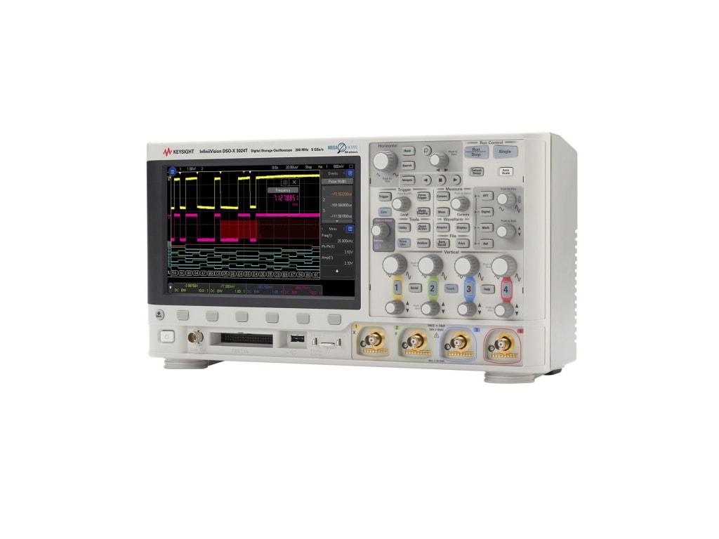 Keysight DSOX3024T - Digital Oscilloscope (200 MHz / 4 Channels ...