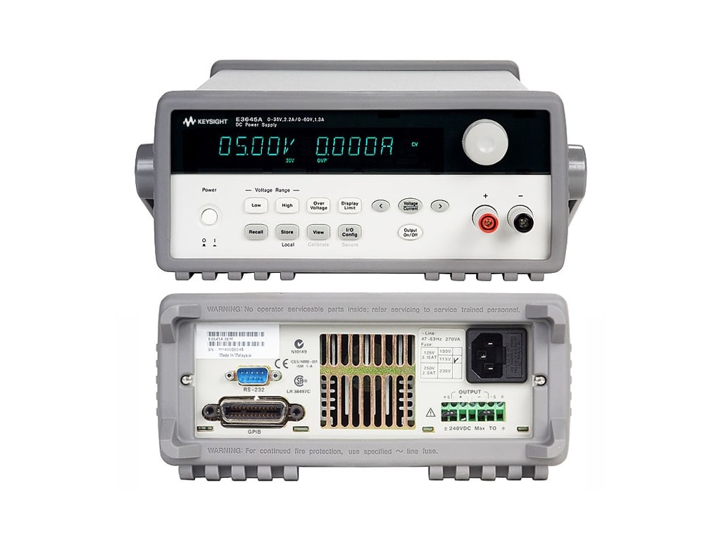 Keysight E3641A - 30W Single Output Dual Range Power Supply 0-35V/0.8A ...