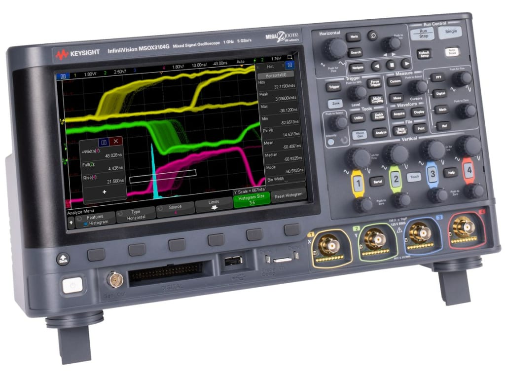 Keysight MSOX3024G - Mixed Signal Oscilloscope (200 MHz / 4 Analog ...