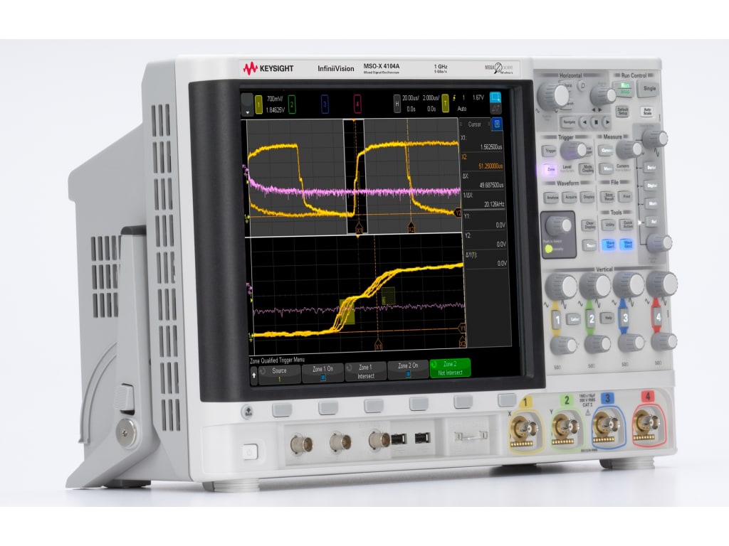 Keysight MSOX4104A - Mixed Signal Oscilloscope (1 GHz / 4 Analog Channels / 16 Digital Channels ...