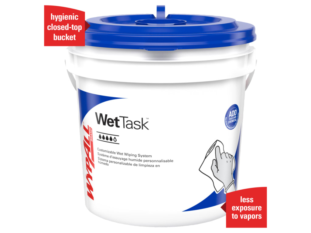 Kimberly-Clark 06471 - WypAll Critical Clean WetTask Wipers for Bleach ...