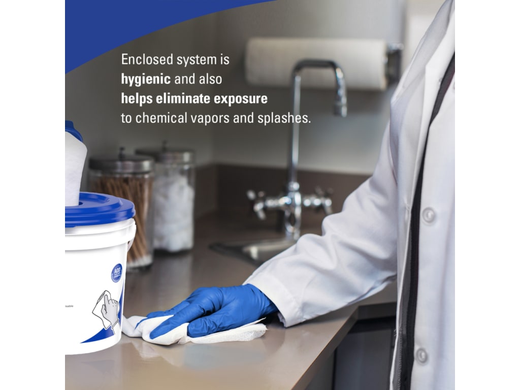 Kimberly-Clark 06471 - WypAll Critical Clean WetTask Wipers for Bleach ...