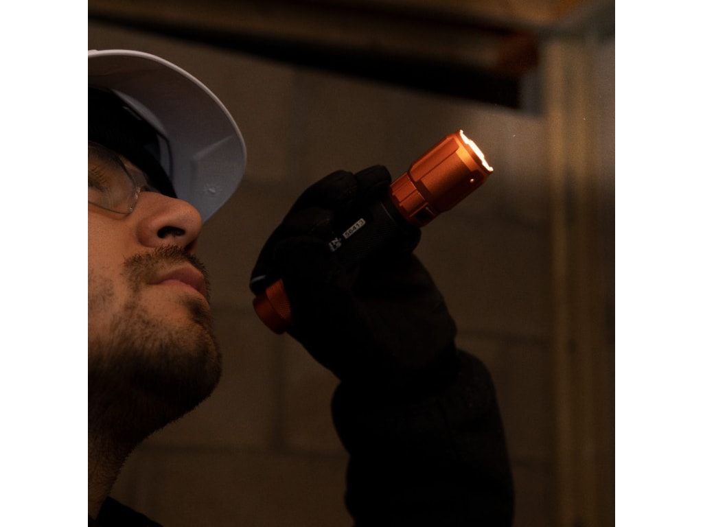 Klein 56413 - Rechargeable 2-Color LED Flashlight with Holster | TEquipment