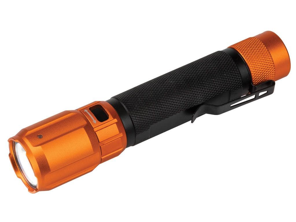 Klein 56413 - Rechargeable 2-Color LED Flashlight with Holster | TEquipment