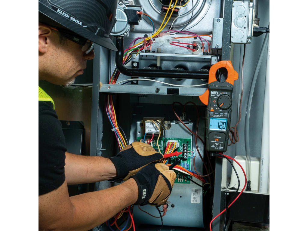 Klein Tools CL445 - HVAC Clamp Meter (600 A AC, 750V AC/600V DC ...