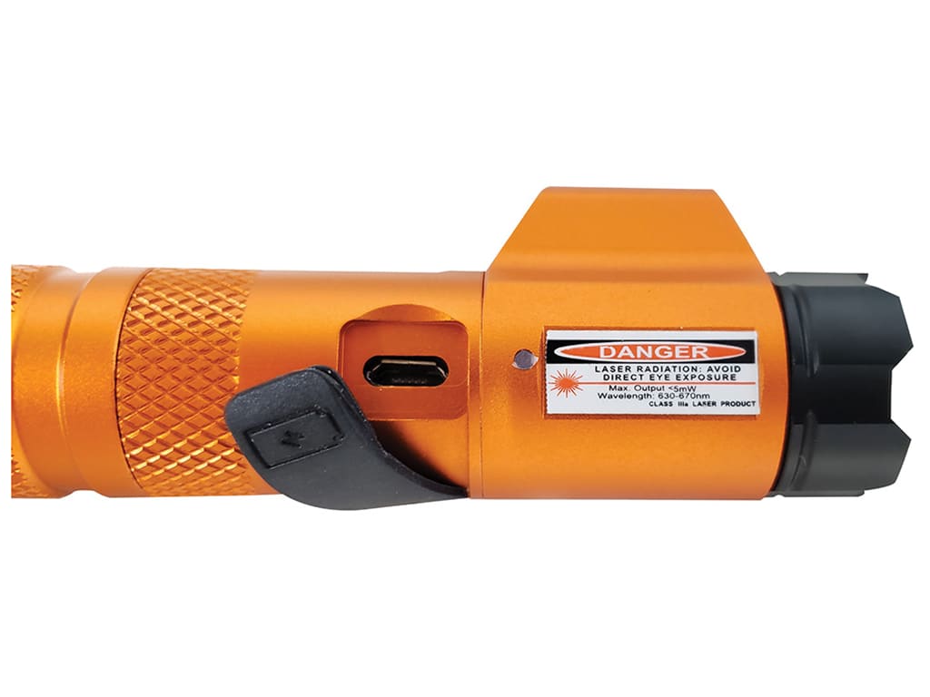 Klein Tools 56040 - Rechargeable Focus Flashlight with Laser | TEquipment