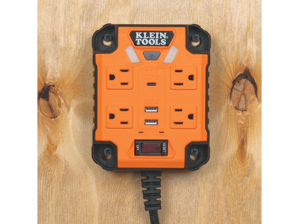 Klein Tools Powerbox 1 - Magnetic Mounted Power Strip with Integrated ...