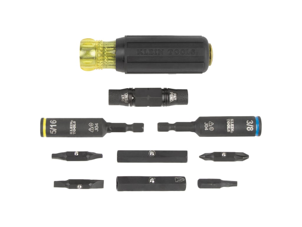 Klein Tools 32501HD - KNECT Impact-Rated Multi-Bit Screwdriver/Nut ...