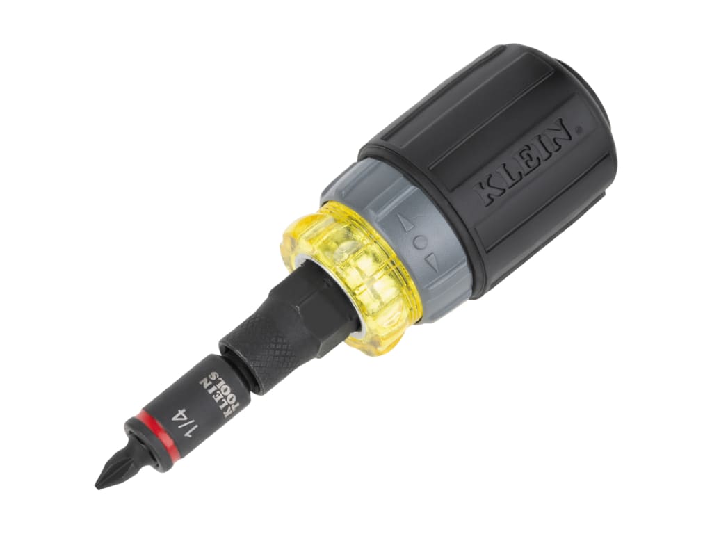 Klein Tools 32561HDRT - KNECT 7-in-1 Ratcheting Impact-Rated Stubby ...