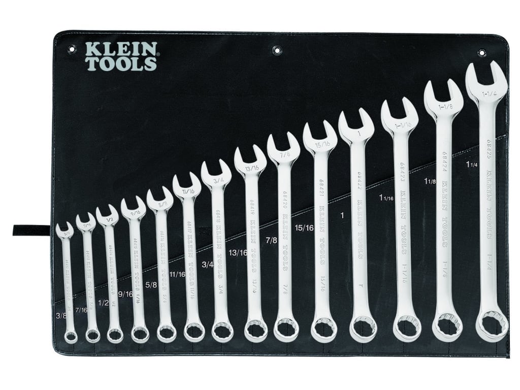 Klein Tools 68406 14-Piece Combination Wrench Set | TEquipment