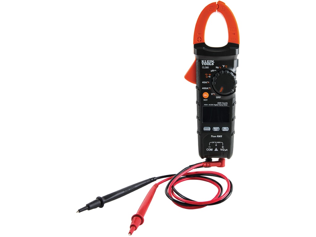 Klein Tools CL380 - AC/DC Digital Clamp Meter, 400A Auto-Ranging ...