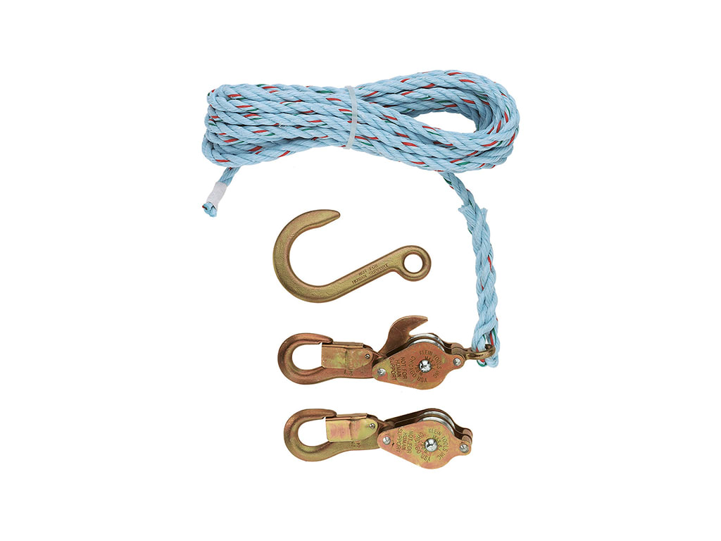 Klein Tools H1802-30 - Block and Tackle, Blocks 267/268, Anchor Hook ...