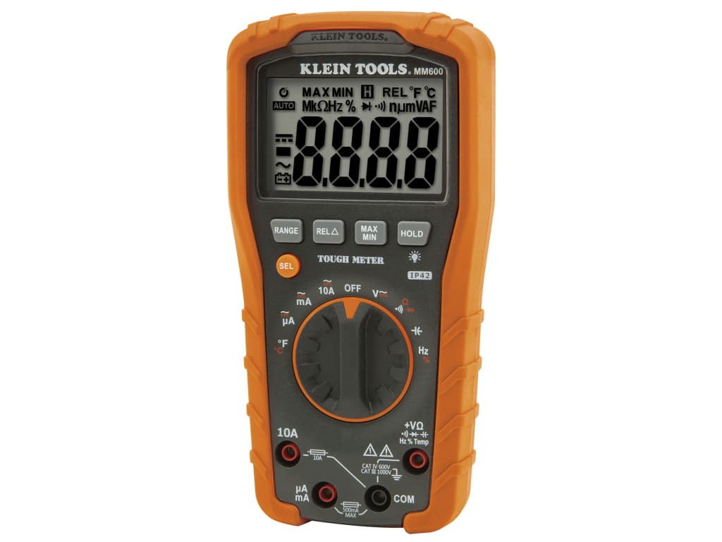 Klein Tools MM600 - Digital Multimeter, Auto-Ranging, 1000V | TEquipment