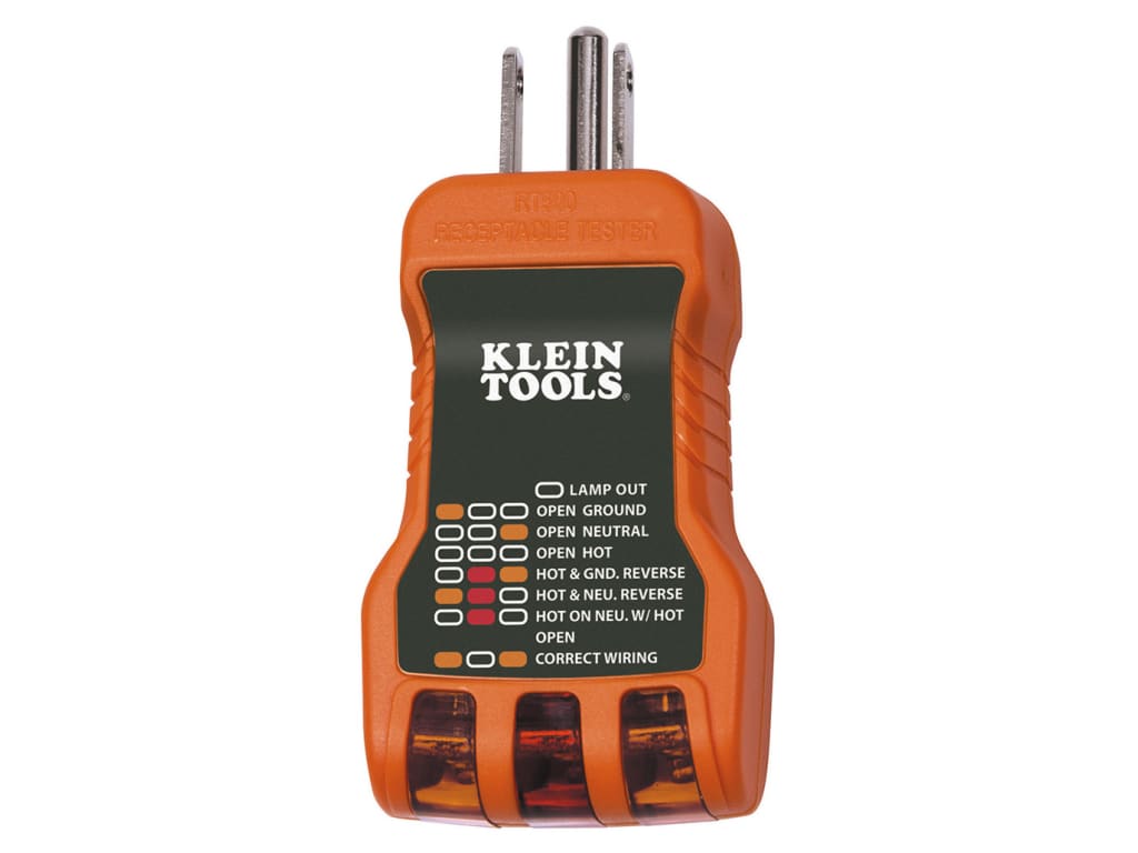 Klein Tools RT500 - Receptacle Tester (USA Made) | TEquipment