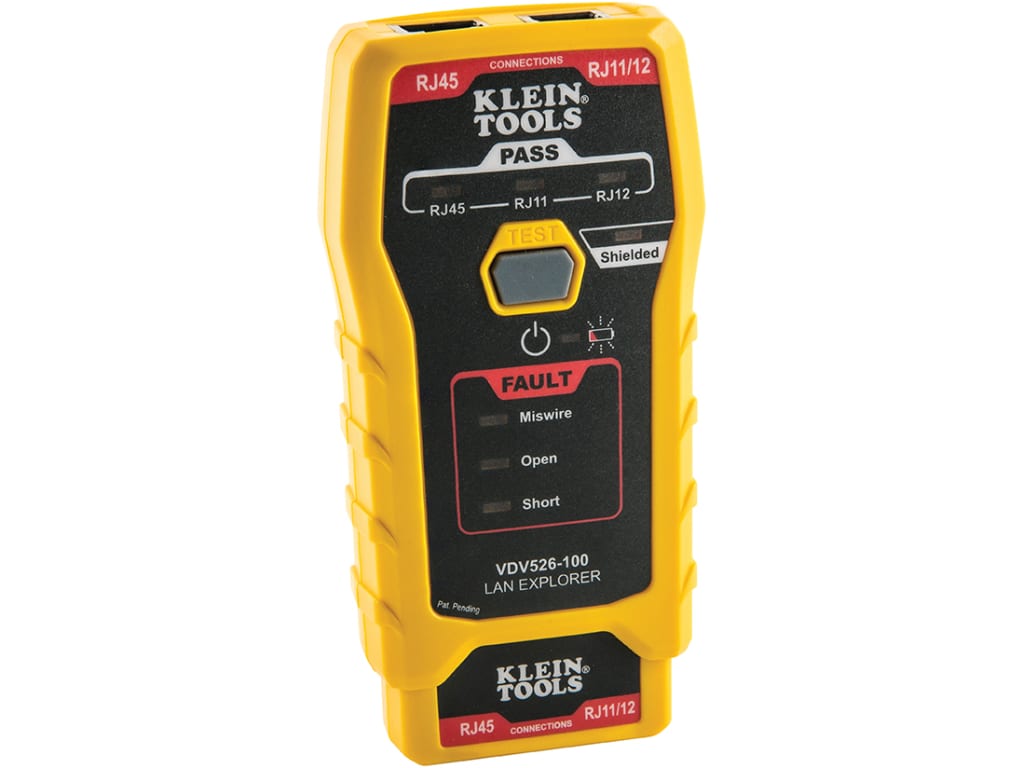 Klein Tools VDV526-100 - LAN Explorer™ Data Cable Tester with Remote ...