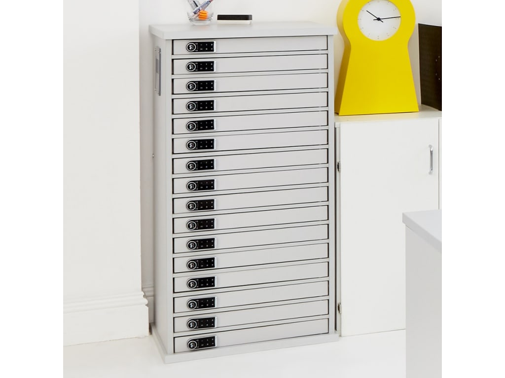 LapCabby LYTE16MD/USA - 16-Device Static AC Charging Locker for Laptops ...