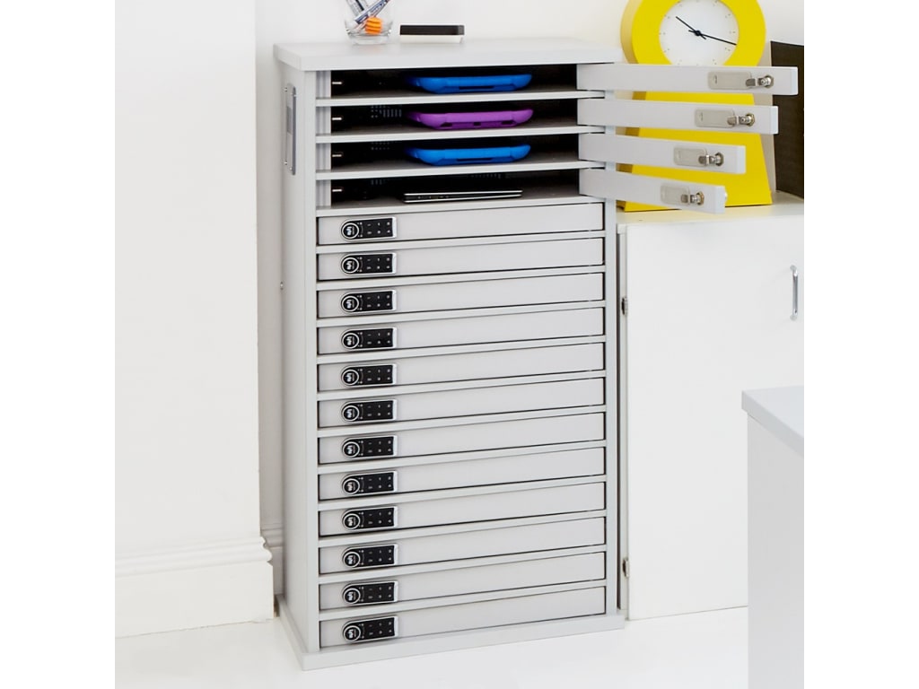 LapCabby LYTE16MD/USA - 16-Device Static AC Charging Locker for Laptops ...