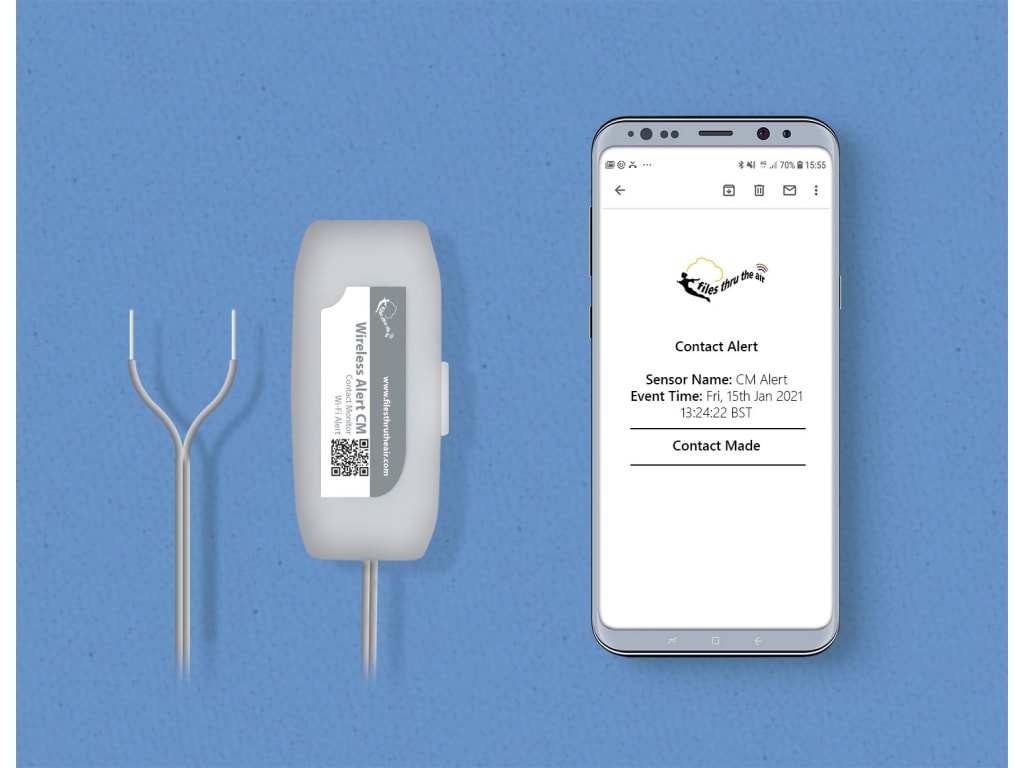 Lascar Wireless Alert CM - Wireless Volt Free Contact Sensor, Battery ...