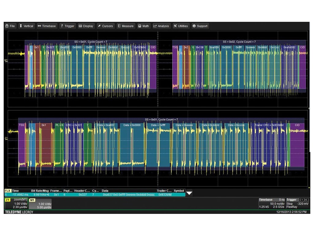 Teledyne LeCroy WS3K-FLEXRAYBUS TD - FlexRay Trigger and Decode Package ...