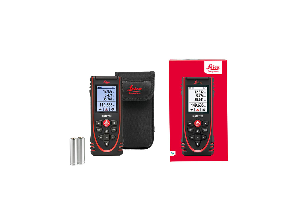 Leica DISTO X3 - Rugged Laser Distance Meter (Catalog 850834) | TEquipment
