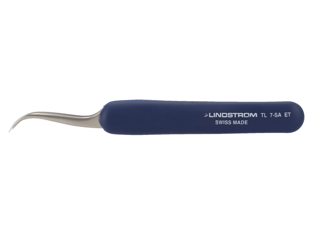 Lindstrom 7-SA-ET - Stainless Steel ESD Safe Ergonomic Tweezers Style 7 ...