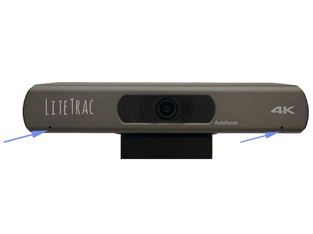 LiteTouch LiteTrac - 4K Ultra HD ePTZ Camera w/Mic (Gray) | Touchboards