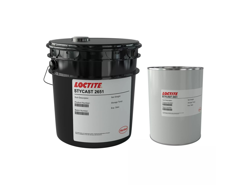 Loctite 1188052 - STYCAST 2651 Epoxy Resin, Part A, 2lb 1qt, Black ...