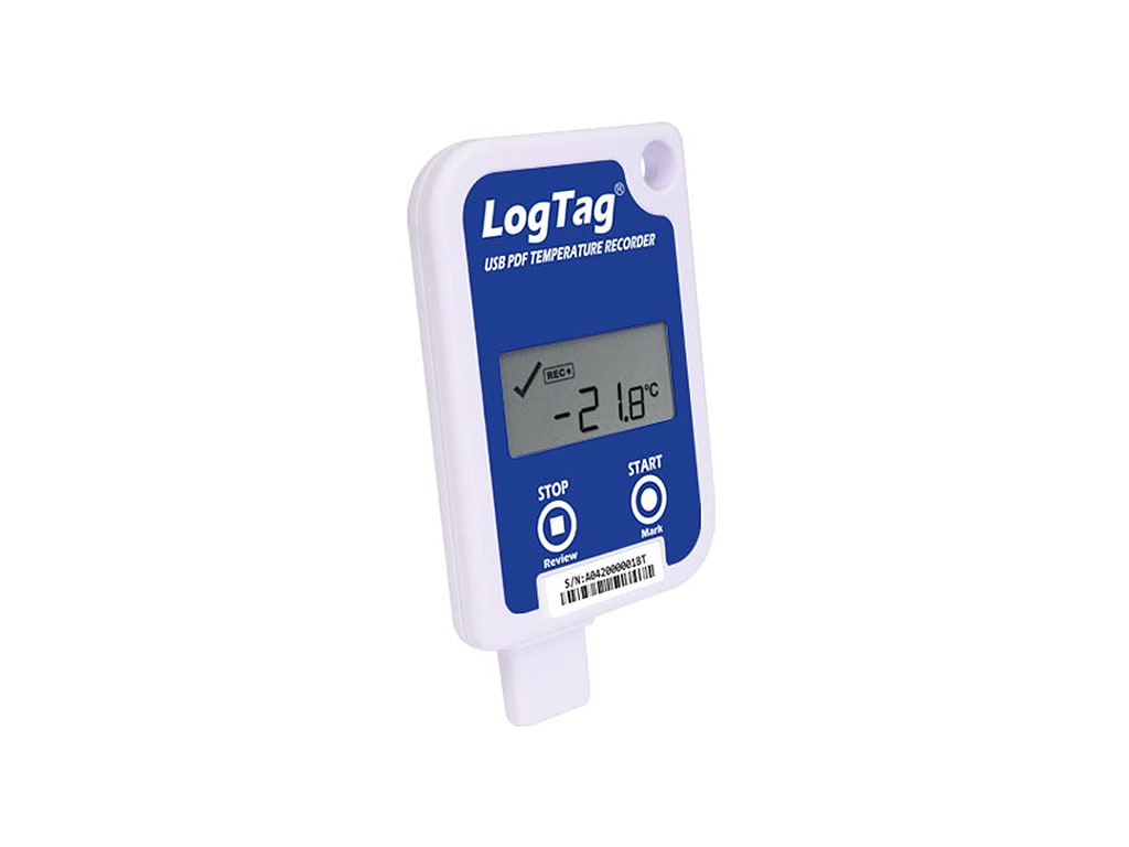 Logtag USRID-16 - Single-Use USB PDF Temperature Recorder with Display ...