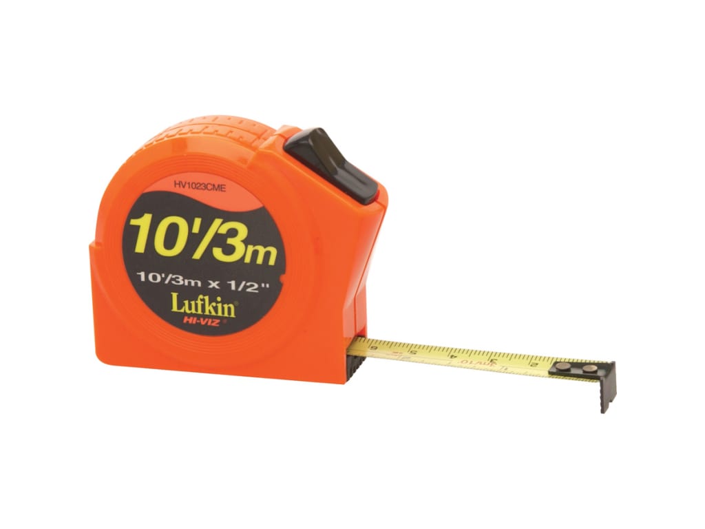Crescent Lufkin PHV1023CMEN - HV1023CME MEASURE 1/2" X 16' HI-VIZ ORG ...