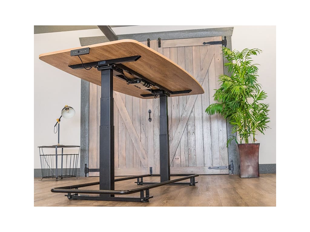 Luxor STANDECTFB72WO 6ft Electric Adjustable Conference Table with ...