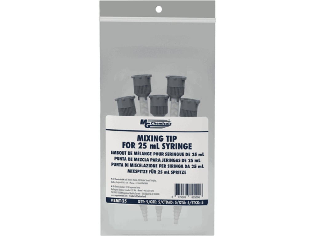 MG Chemicals 8MT-25 - Static Mixing Tips, 16 Elements, Standard Flow, 4 ...
