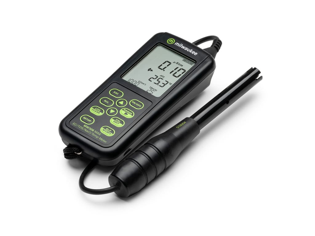 Milwaukee MW306 - MAX Waterproof pH/ORP/Temp Logging Portable Meter ...