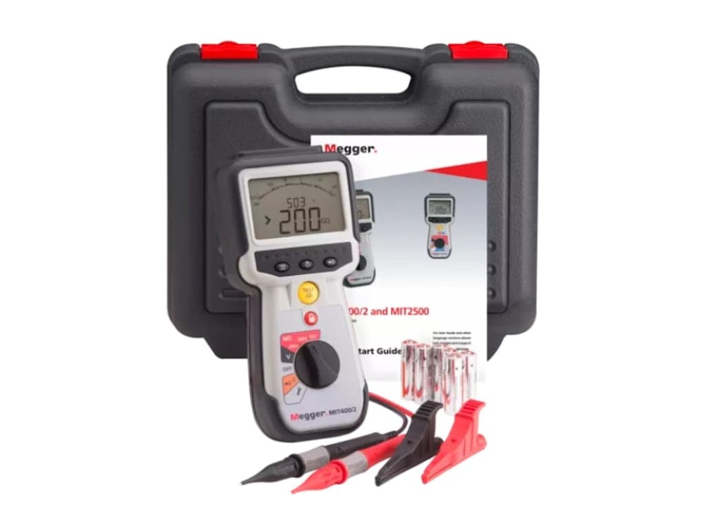 Megger MIT410/2 - 50V/100V/250V/500V/1000V 600V, CATIV Insulation and ...