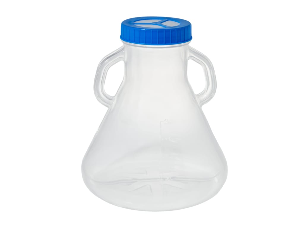 MTC Bio F4087 - Erlenmeyer, 5L Jumbo Flask, Styrene Butadiene, Baffled ...