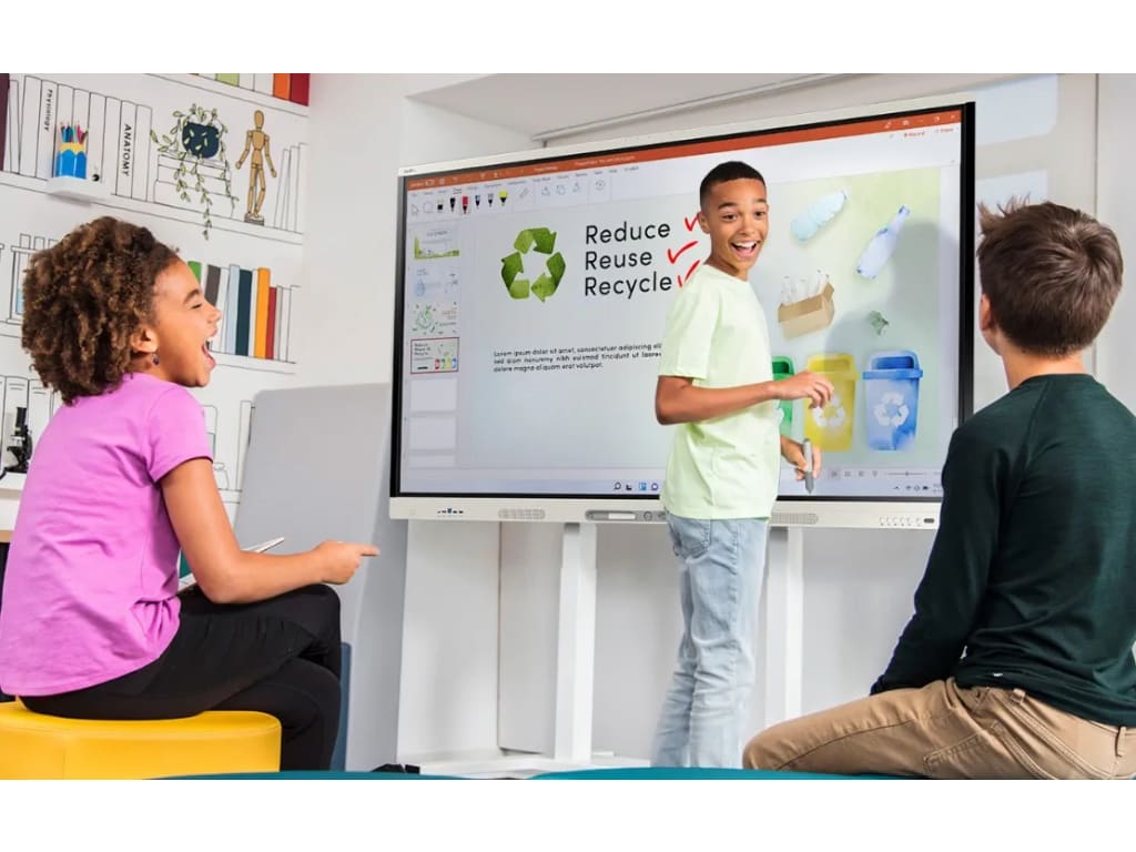 SMARTBOARD MX265-V5-7L - 65" 4K UHD Interactive LED Display with iQ and ...