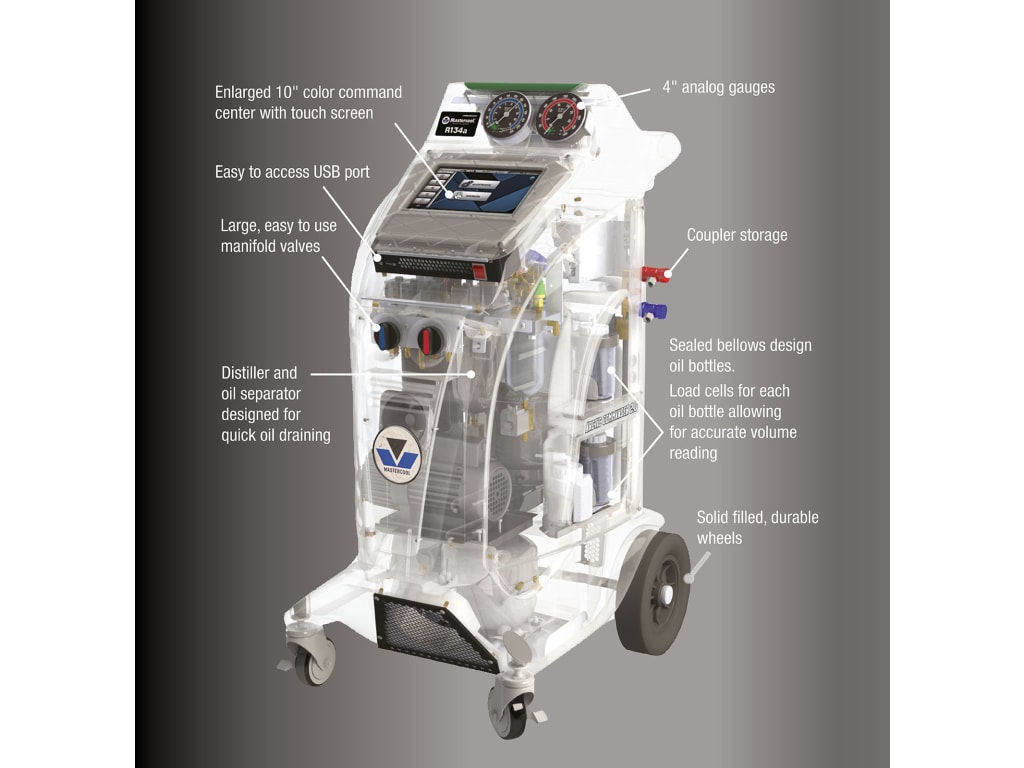 Mastercool Commander3100 - Automatic R134a and Hybrid R/R/R Machine ...
