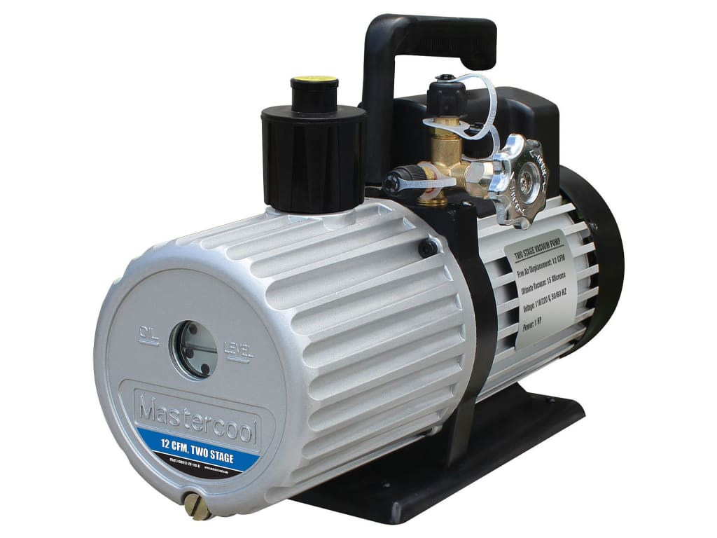 Mastercool 90612-2V-110B - Two Stage Vacuum Pump (12 CFM) | TEquipment